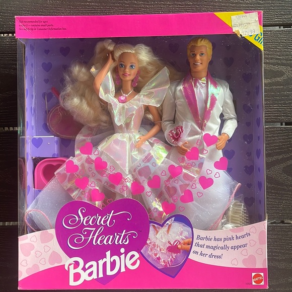 Barbie | Toys | Nrfb Secret Hearts Barbie And Ken Deluxe Gift Set ...